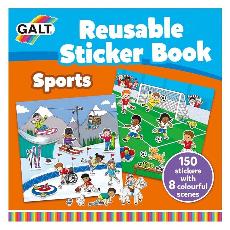 Galt Reusable Sticker Book - Sports | Moki.com.tr